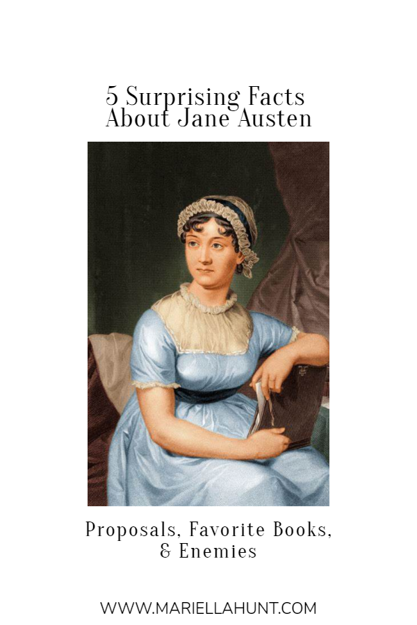 5 Surprising Facts About Jane Austen – Mariella Hunt & the Tearoom